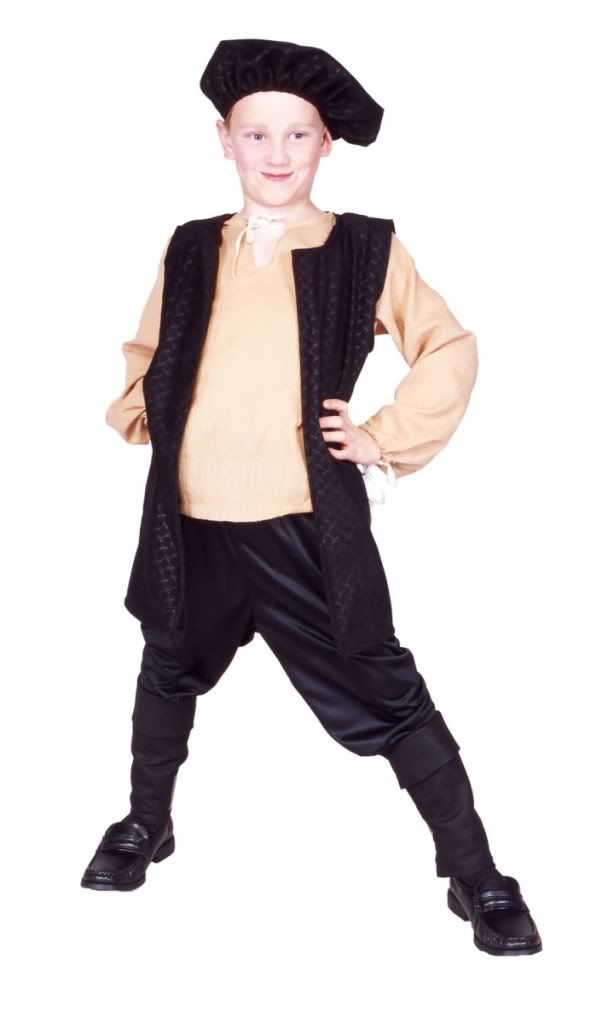 RENAISSANCE BOY COSTUME PEASANT MEDIEVAL CHILD SHAKESPEARE PLAY ...