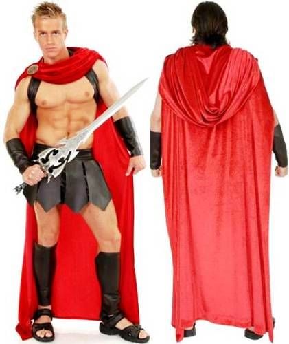 ADULT SPARTAN WARRIOR 300 ROMAN GREEK GLADIATOR THOR SUPERHERO COSTUME ...