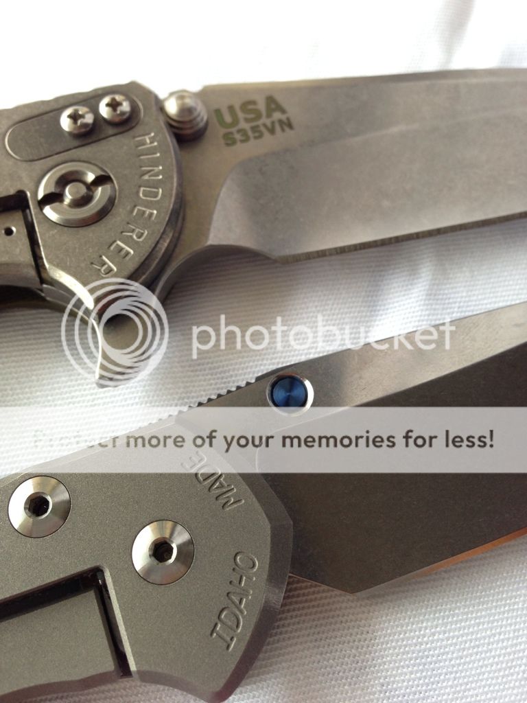 Hinderer XM-18 3.5 Spanto Flipper Gen 4 & Chris Reeve Large Sebenza ...