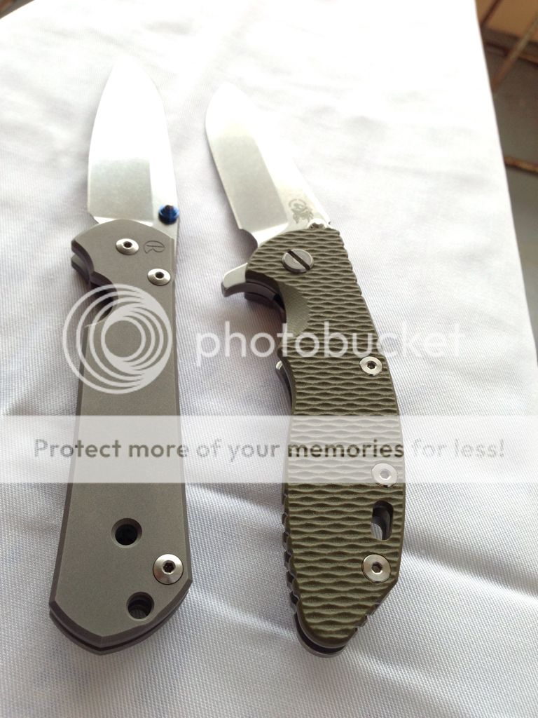 Hinderer XM-18 3.5 Spanto Flipper Gen 4 & Chris Reeve Large Sebenza ...