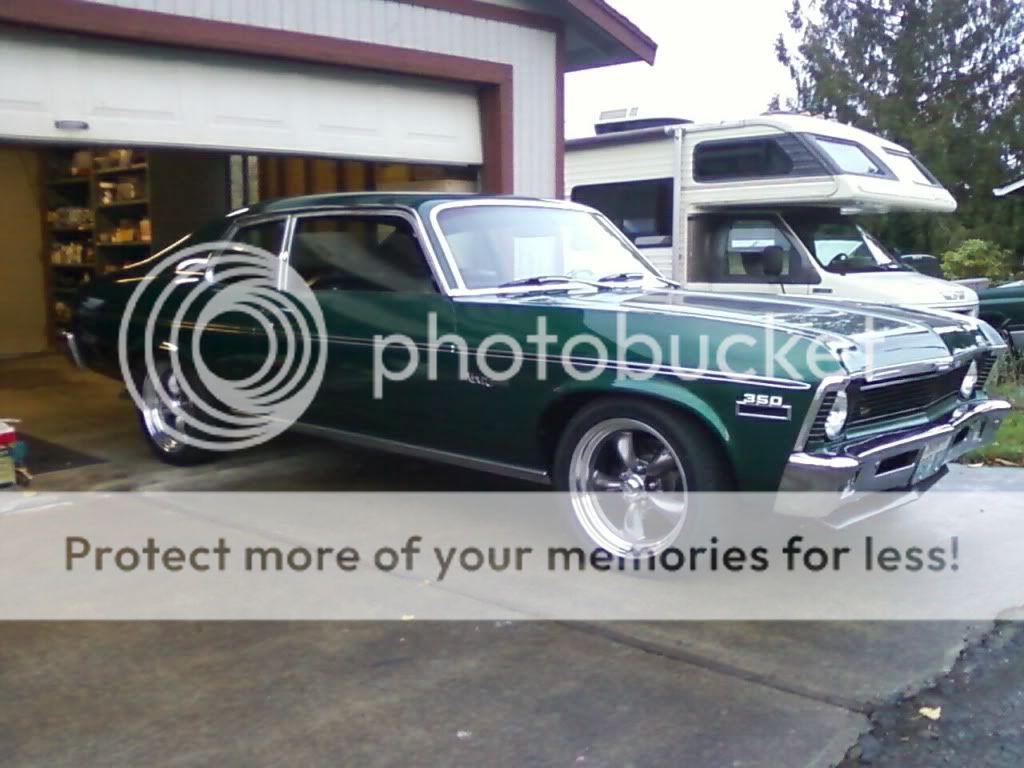 Painted the torque thrust II's. Looks awesome! | Chevy Nova Forum