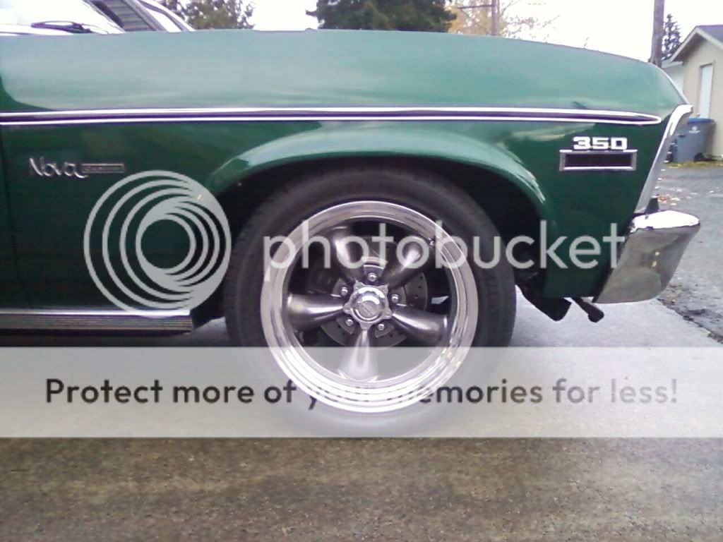 Painted the torque thrust II's. Looks awesome! | Chevy Nova Forum